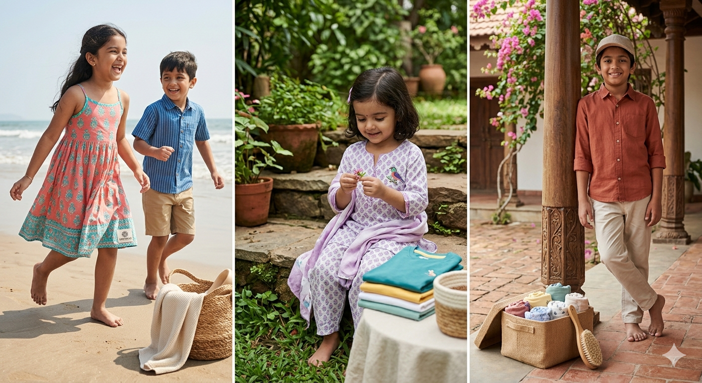 Best Pure Cotton Kids Clothing Brands in India to Buy