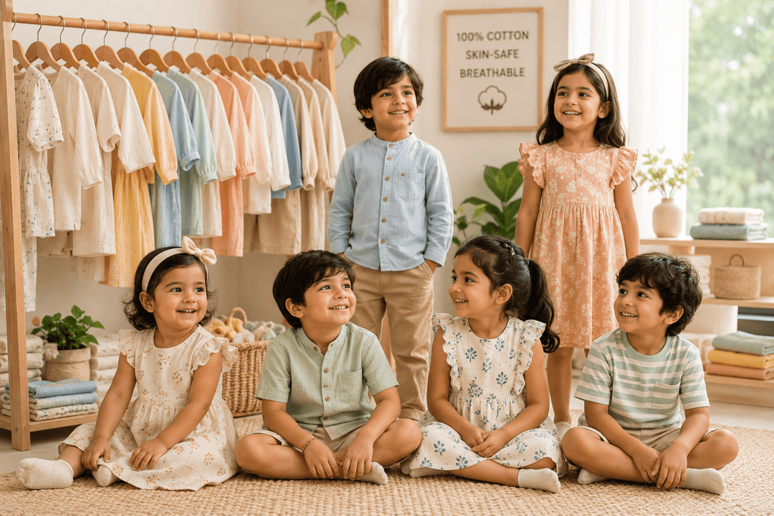 Best Cotton Kids Clothing Brands in India — Skin-Safe & Breathable
